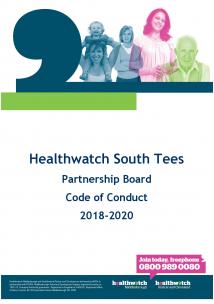 Code of Conduct | Healthwatch Redcar And Cleveland